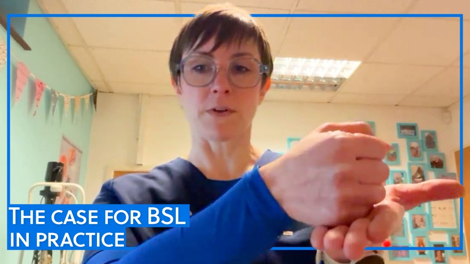 Using British Sign Language in practice