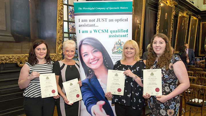 Optical support staff recognised at awards ceremony