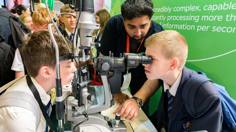 Optometry highlighted at Big Bang Careers Fair