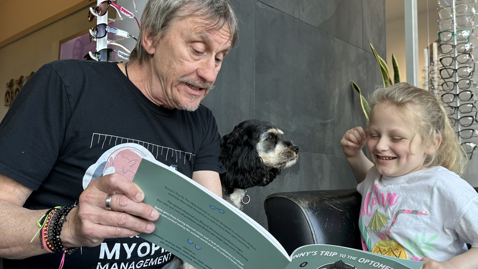 Children’s book aims to ease sight test fears