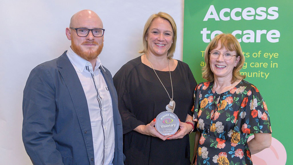 Sight loss charity recognised for its community impact